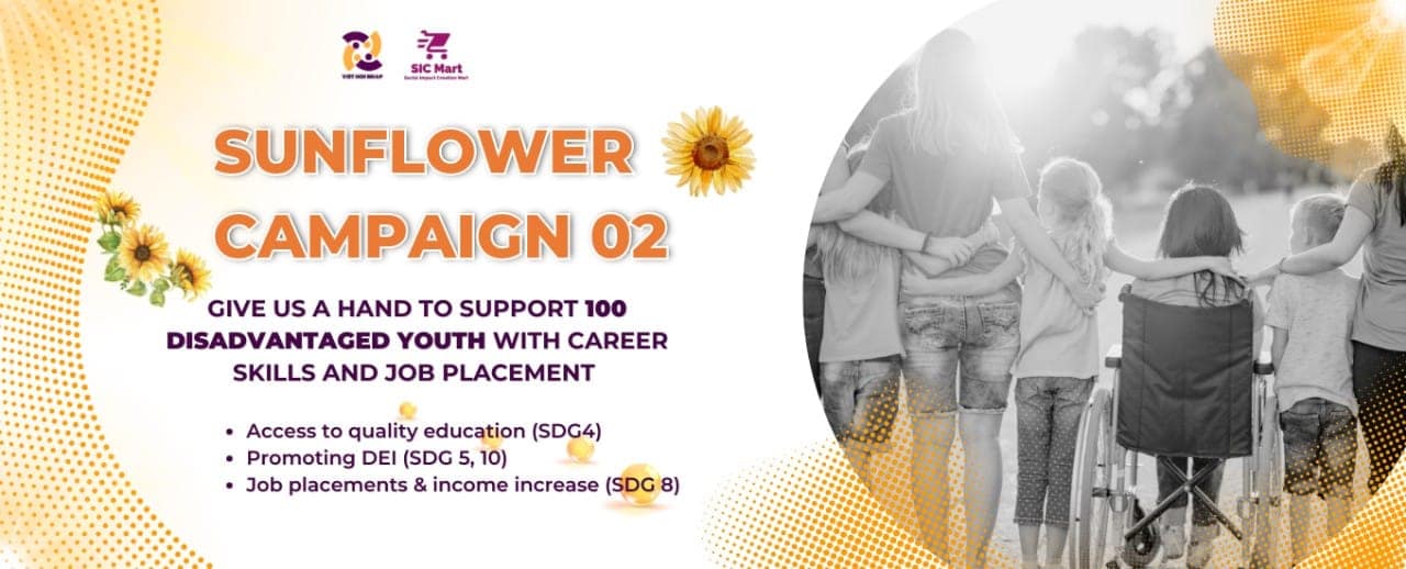 Sunflower campaign 02 - VIỆT HỘI NHẬP